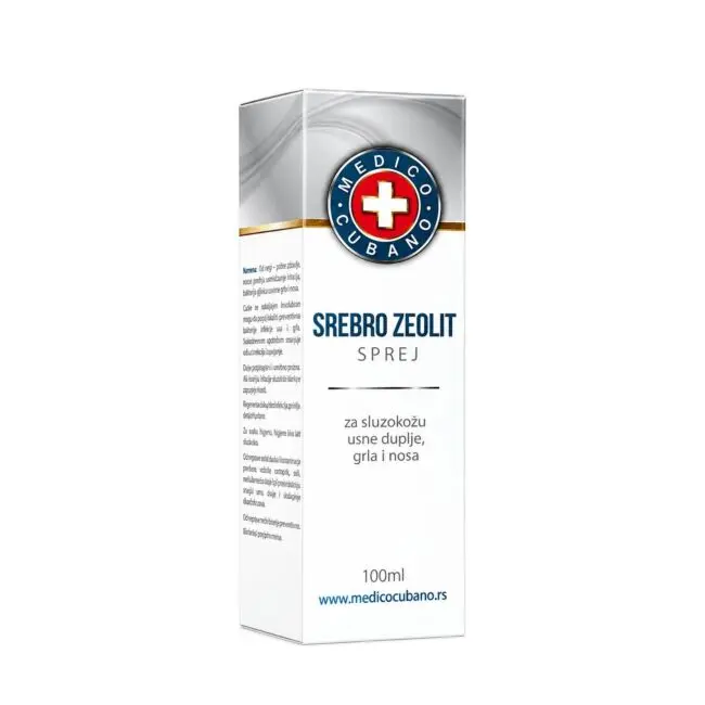 Medico Cubano Srebro zeolit oralni sprej 100ml