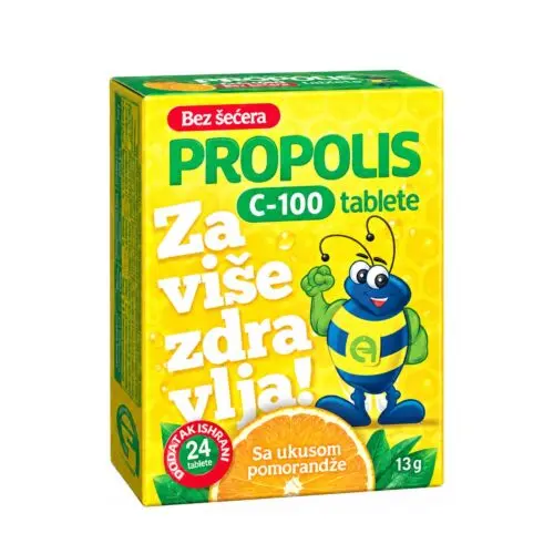 Eko Farm Propolis C-100 bez šećera 24 tablete
