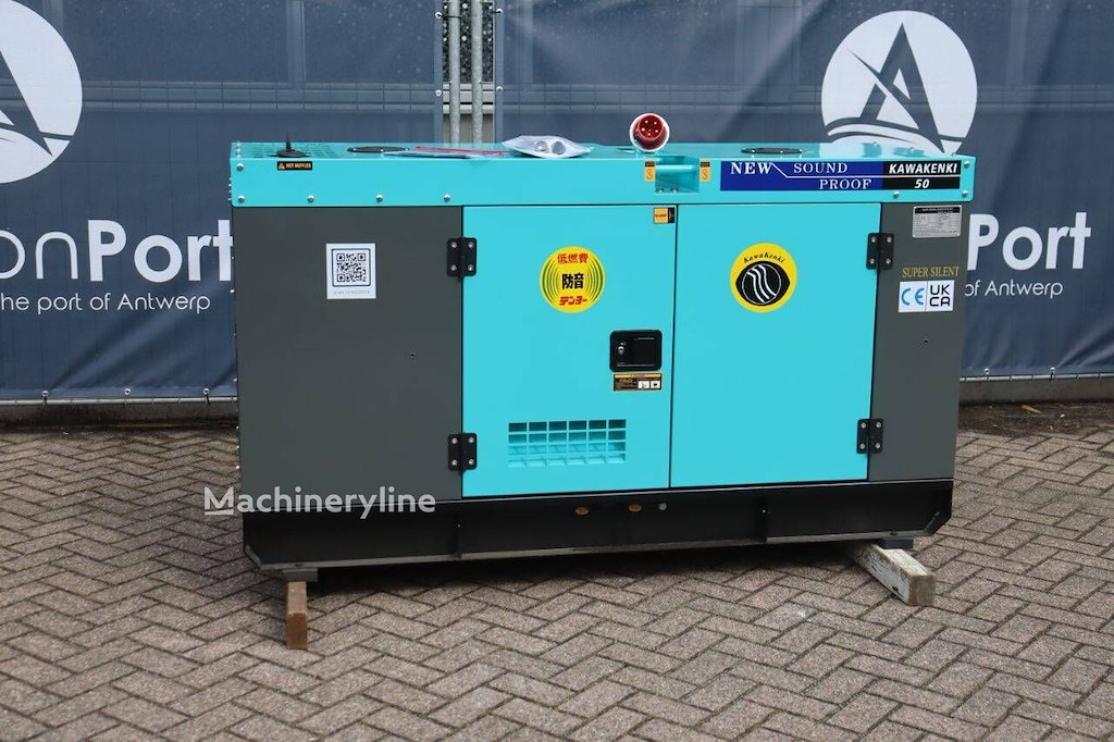 Prodaje se KawaKenki KK50-III-SSS diesel generator na aukciji