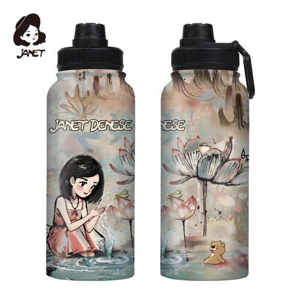 JANET STAINLESS STEEL TERMOS 900ML, LID PP+SILICONE J-506