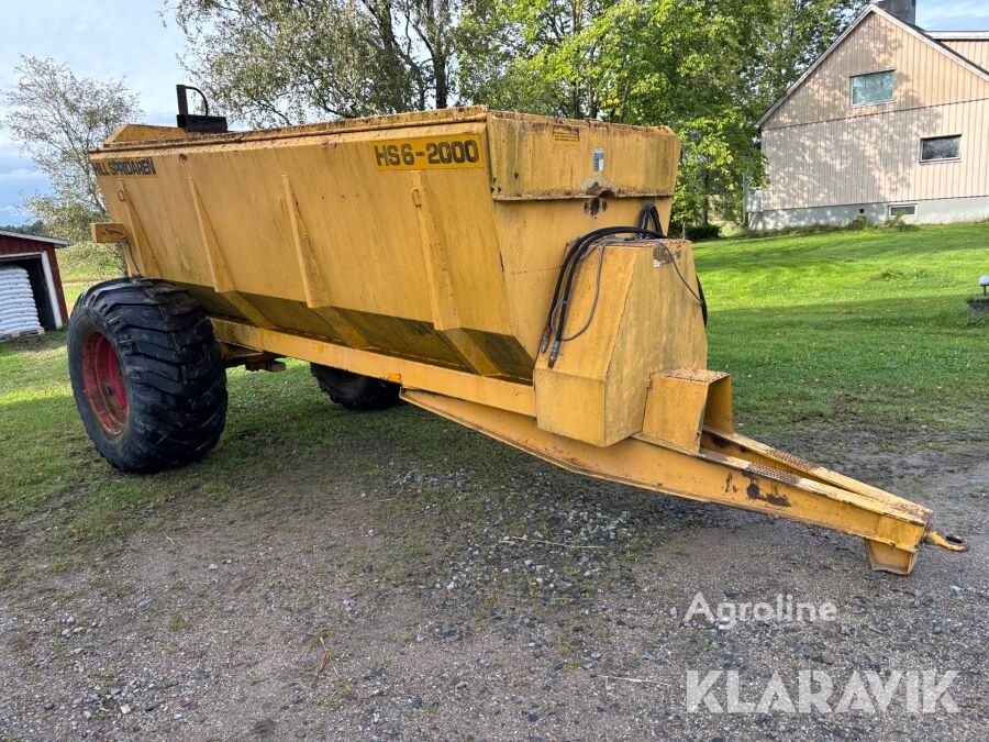Prodaje se Hills HS6-2000 rasipač stajnjaka na aukciji