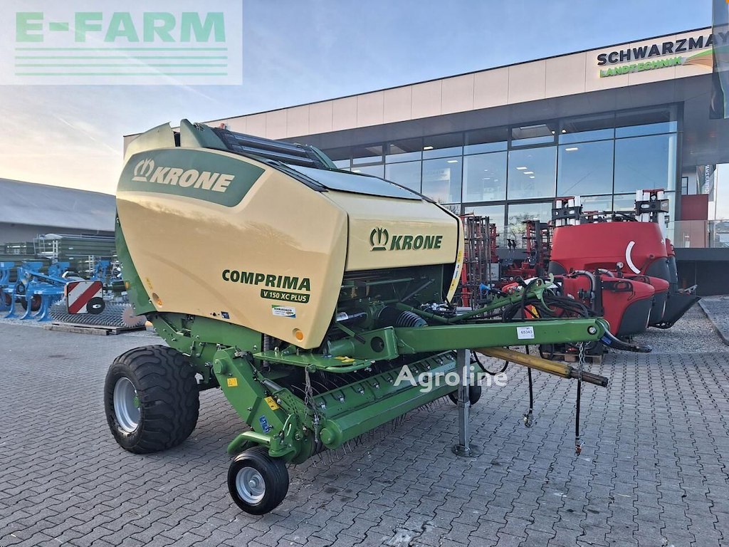 Krone comprima v 150 xc plus 17 messer balirka za četvrtaste bale
