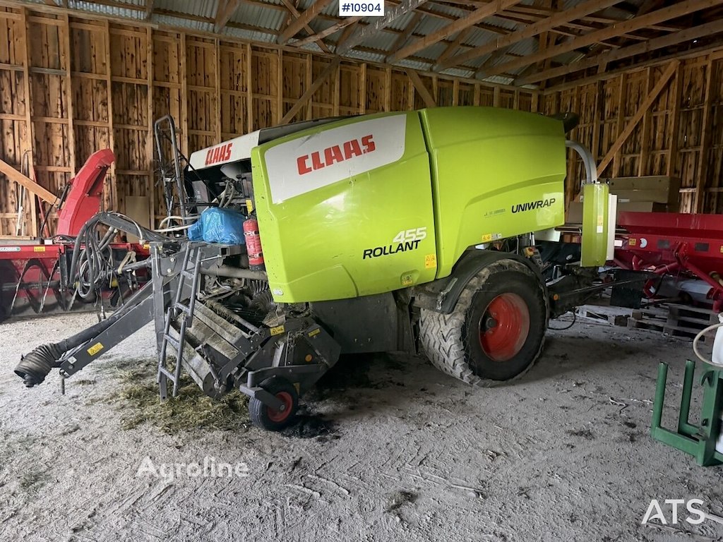 Claas 455 Rollant Uniwrap balirka za četvrtaste bale