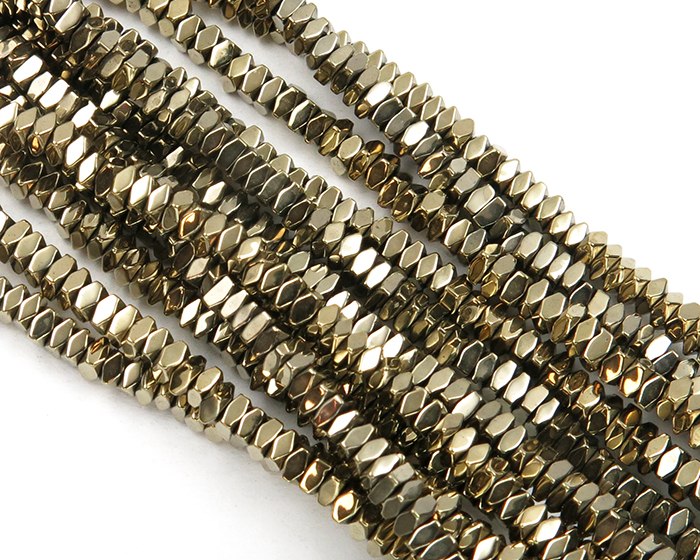 HEM_2M-12 Hematit Gold 1x2mm – Quad (2gr)
