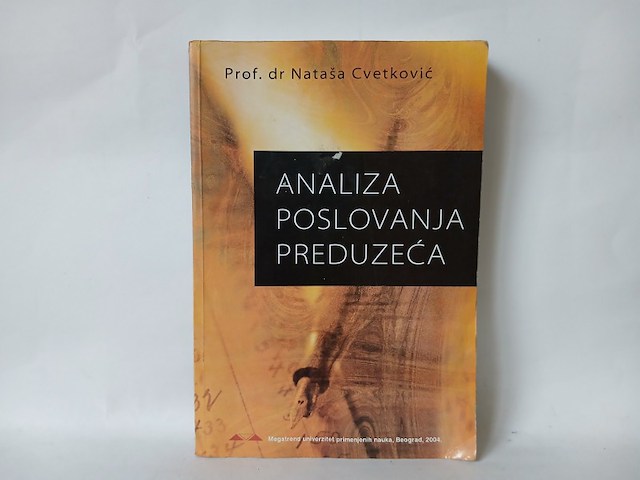 Analiza poslovanja preduzeca/Natasa Cvetkovic