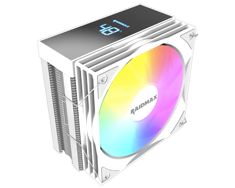 RAIDMAX AM1204 DIGITAL ARGB procesorski hladnjak beli (AM1204W) F