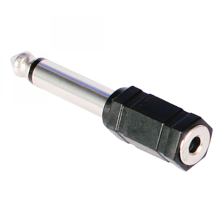 Adapter 6.35mm M mono na 3.5mm Ž stereo