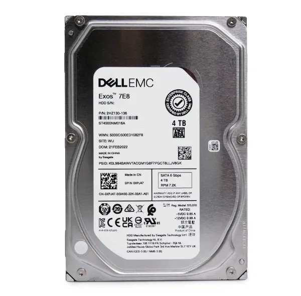 HDD 3.5 * 4TB 7e8 Exos DELL 7200rpm sata3