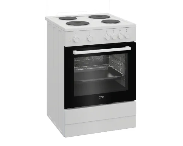 Električni šporet Beko FBE66000WD širina 60cm/ventilator/4x strujna ringla
