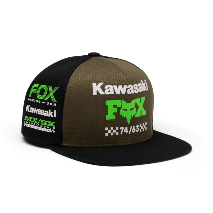 DEČIJI KAČKET FOX KAWASAKI SNAPBACK