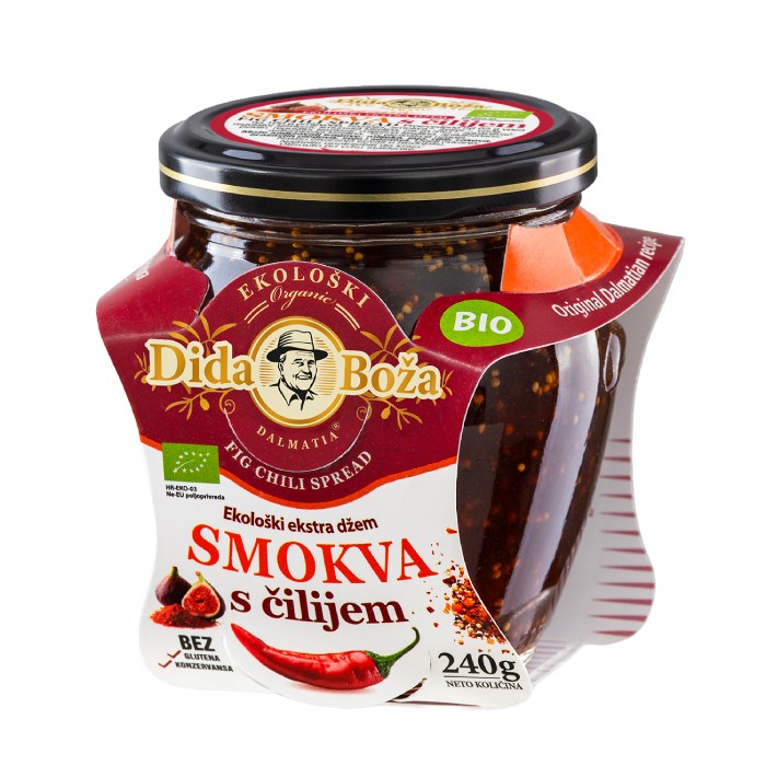 Dida Boža džem smokva sa čilijem 240g