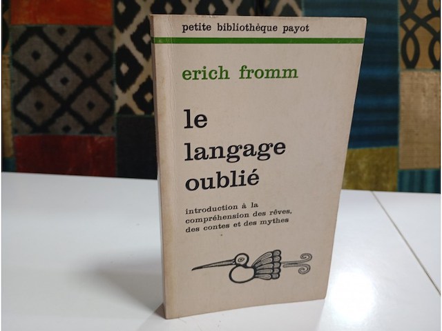 E.From Zaboravljeni jezik,univerzum Le langage oublie