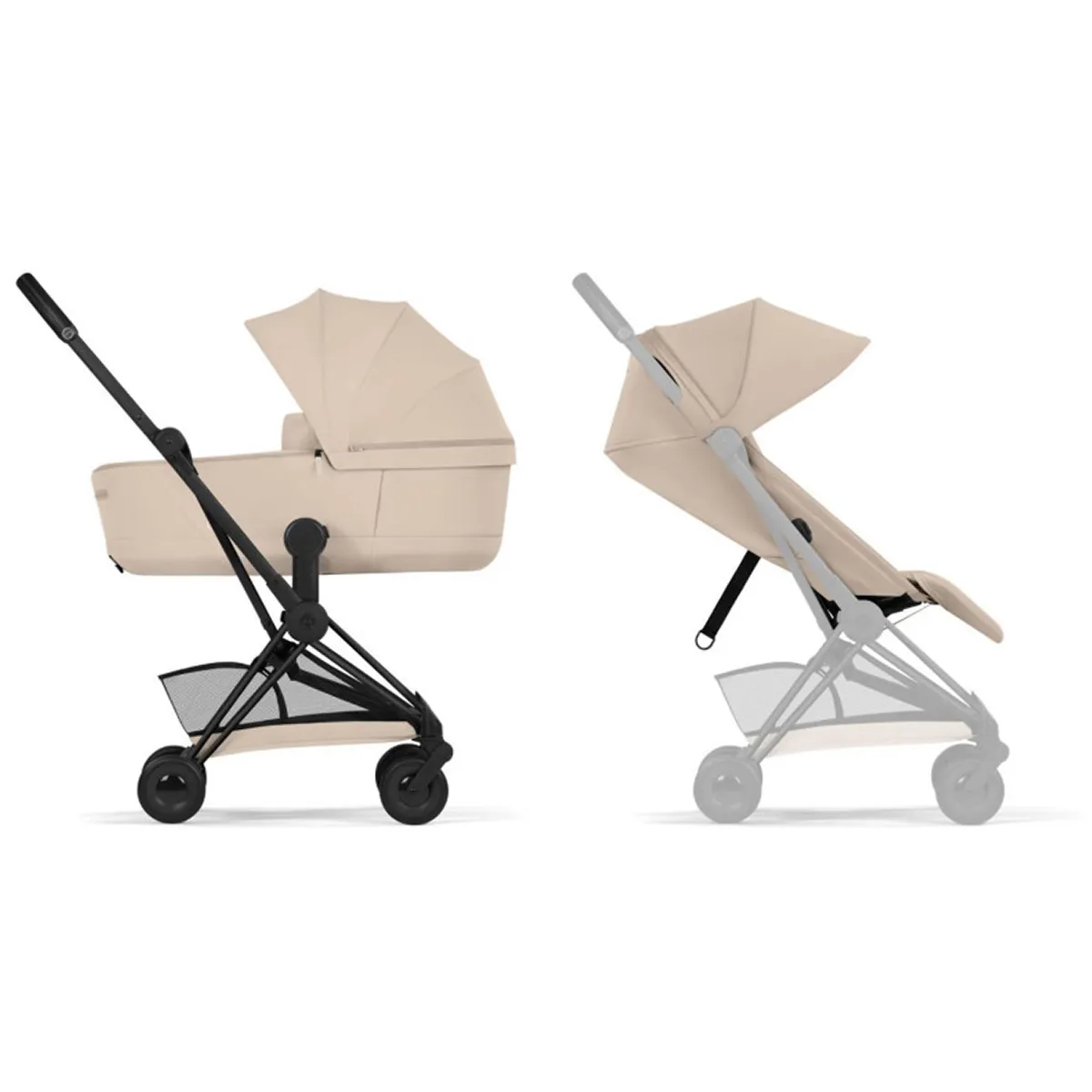 CYBEX DUO SISTEM COYA BLACK/COZY BEIGE