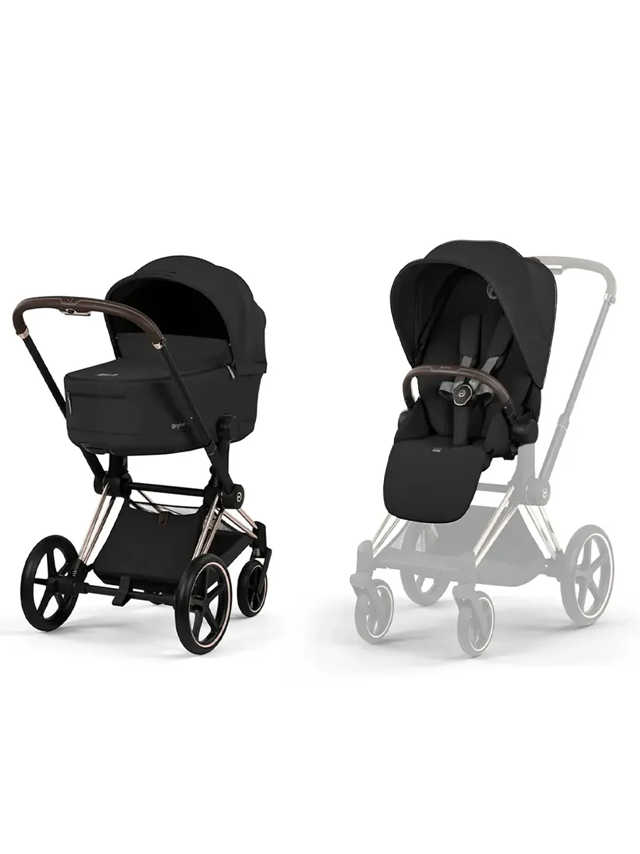 CYBEX DUO SISTEM PRIAM 2026 ROSEGOLD/SEPIA BLACK