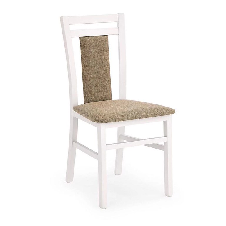 Hubert 8 stolica 45x47x47/90 cm bela/bež