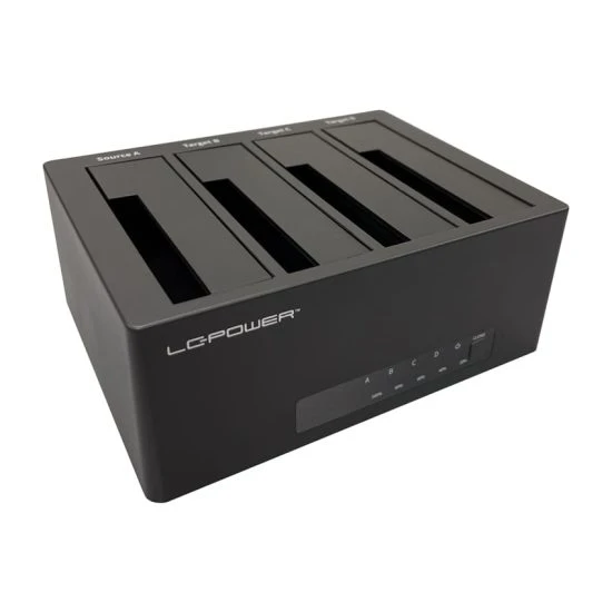HDD DOCKING LC-DOCK-U3-4B-V2 USB3.2 1x1 4x HDD/SSD Black