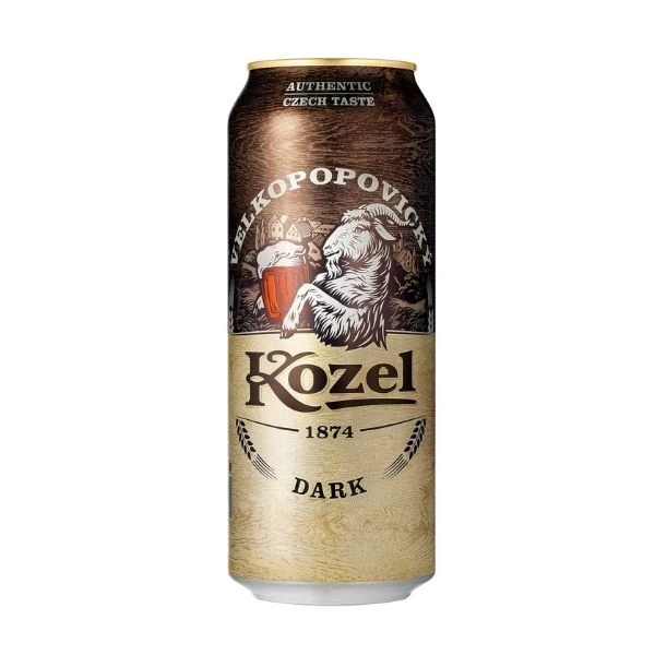 Pivo Kozel Tamno 0,5l limenka