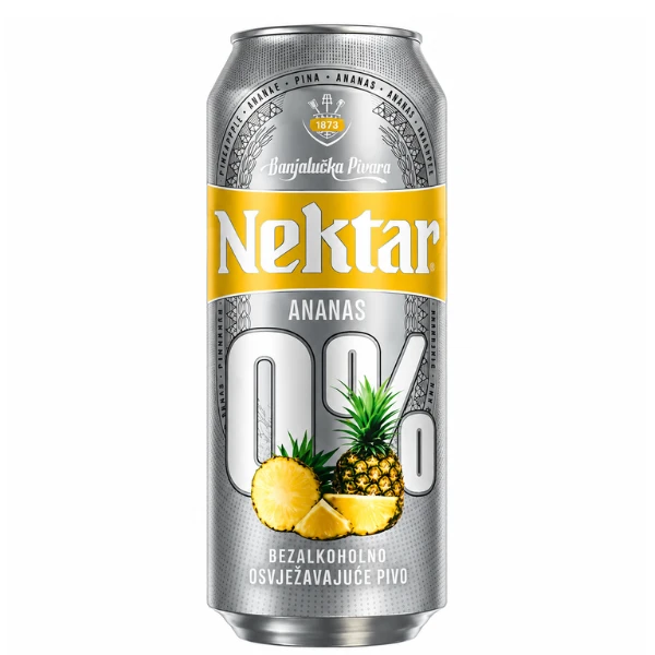 Pivo Nektar Ananas 0% Limenka 0,5l