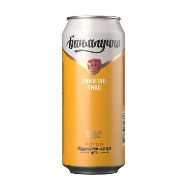 Pivo Banjalučko 0,5l limenka