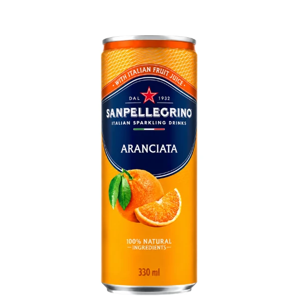 Sanpellegrino Gazirani Sok narandža 0,33l limenka