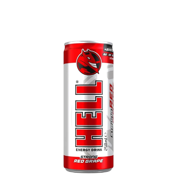 Hell Energetsko Piće Red Grape 0,25l limenka