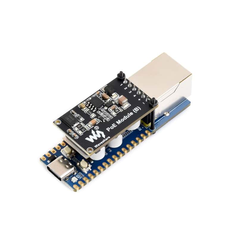RP2350 POE ETH razvojna ploča, Dual-Core, W6300 Ethernet, PoE Module
