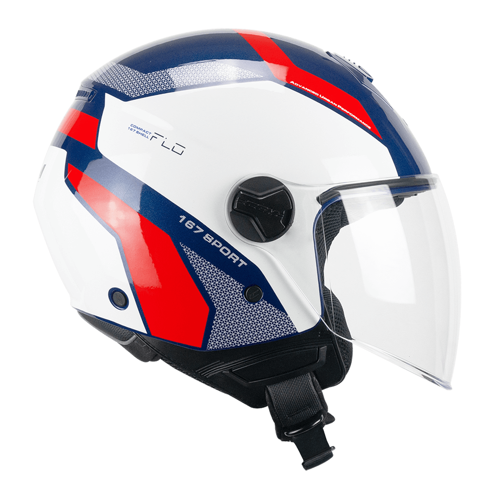 CGM KACIGA 167D FLO SPORT ALA-85 CRVENO PLAVO BELA