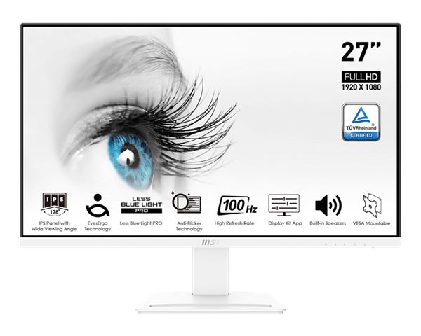 Monitor 27 MSI PRO MP273AW Flat FHD IPS 100Hz HDMI/DP/VGA