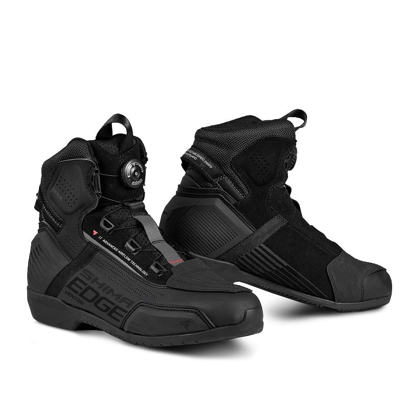 SHIMA MOTO PATIKE EDGE VENTED CRNE ZENSKE