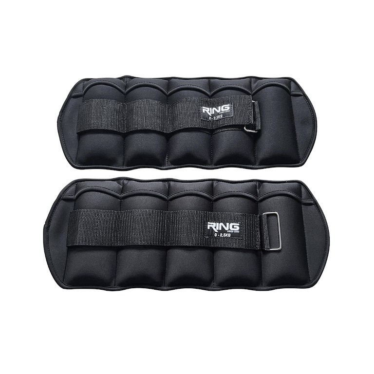 RING tegovi sa cickom za zglobove stelujuci 2x2,5kg-RX LKW-1231