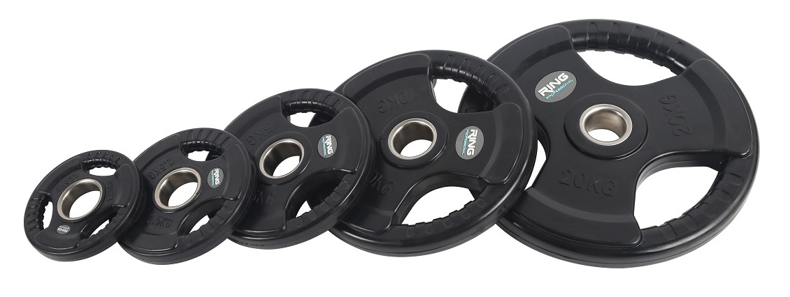 RING Olimpijski tegovi gumirani 2x10 kg-RX WP015-10