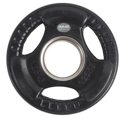 RING Olimpijski tegovi gumirani 2x1,25 kg-RX WP015-1,25