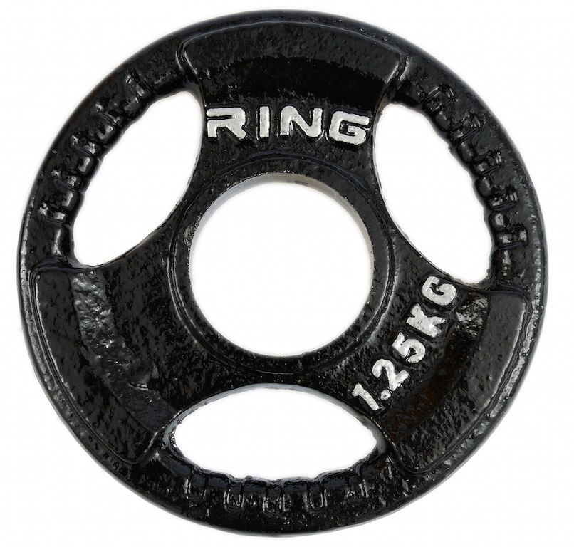 RING Olimpijski tegovi liveni sa hvatom 1x 1,25kg RX PL14-1,25
