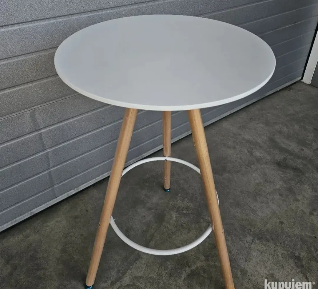 Barski Sto Beli 60 cm