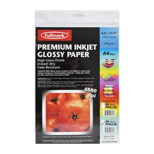 Fullmark Premium Glossy foto papir A4 150 g/m² – 50 listova