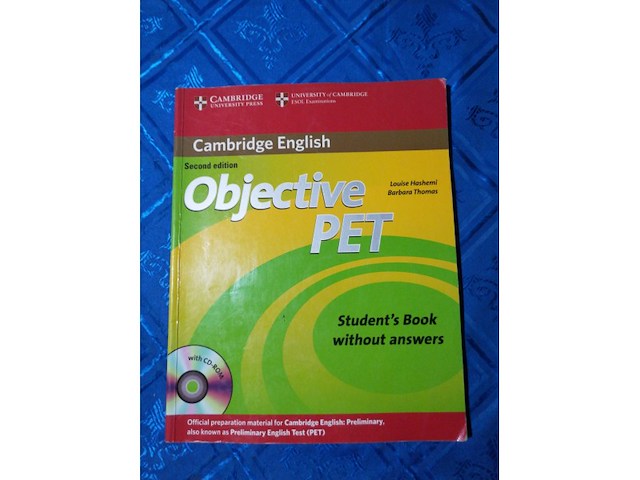 CAMBRIDGE ENGLISH OBJEKTIVE PET STUDENT`S BOOK