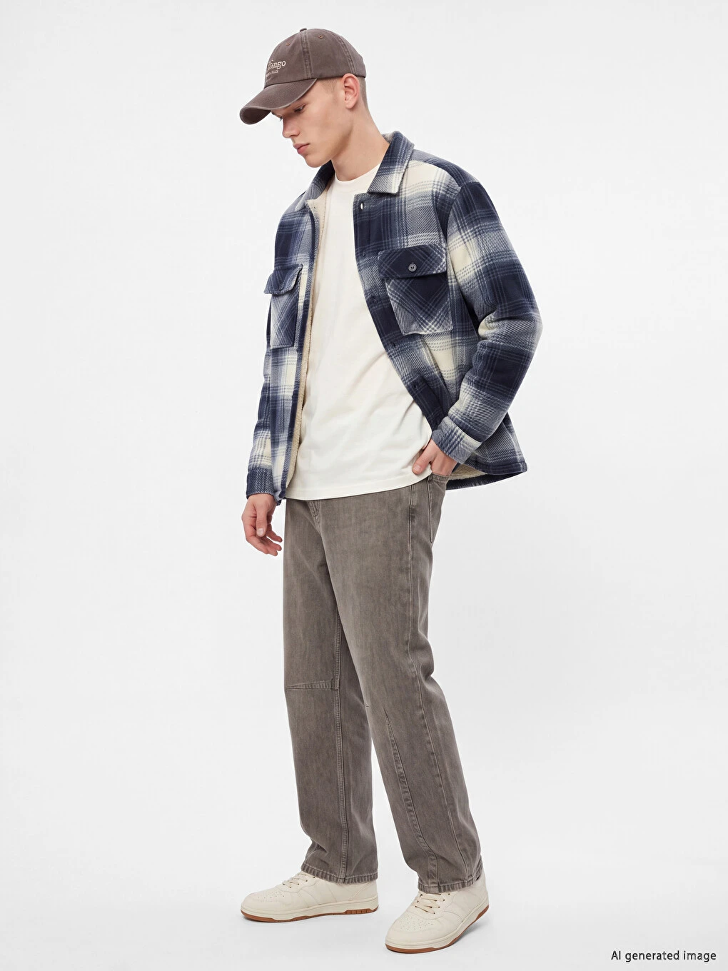 XSIDE Opušteni Kroj Lumberjack Muška Košulja Jakna