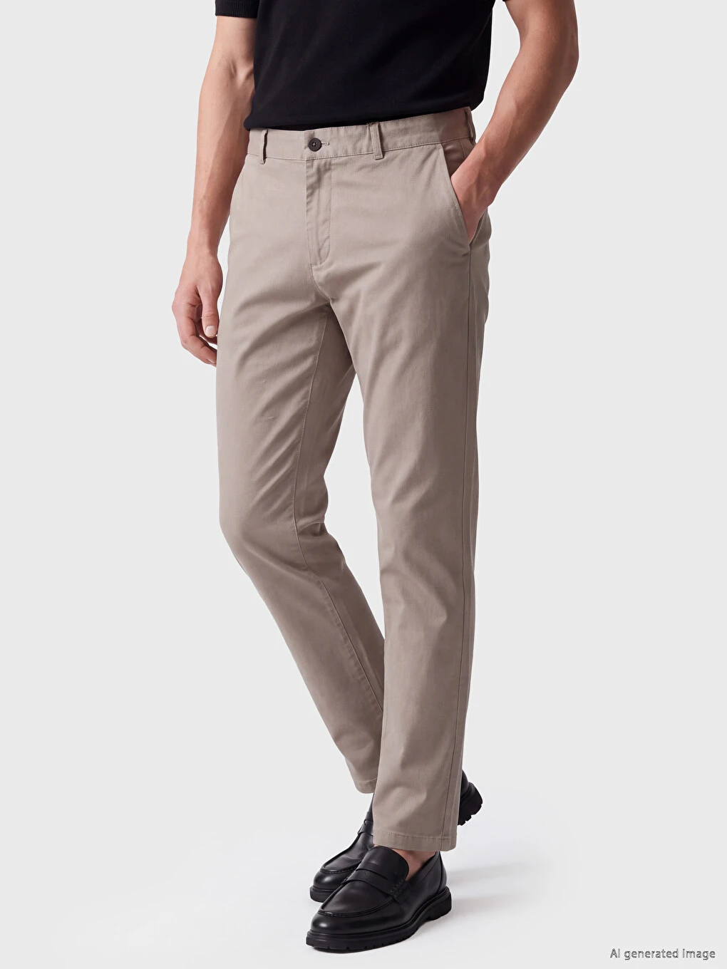 SOUTHBLUE Regular Fit Gabardinske Muške Pantalone
