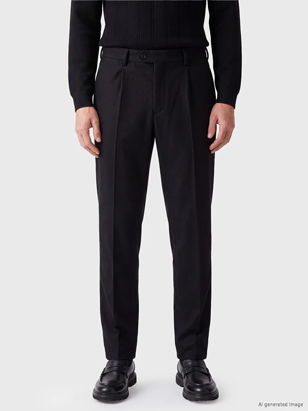 SOUTHBLUE Standard Fit Muške Plisirane Pantalone