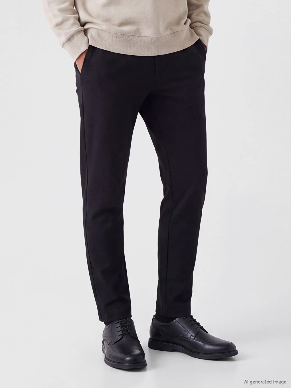 LCW Vision Slim Fit Teksturisane Muške Pantalone
