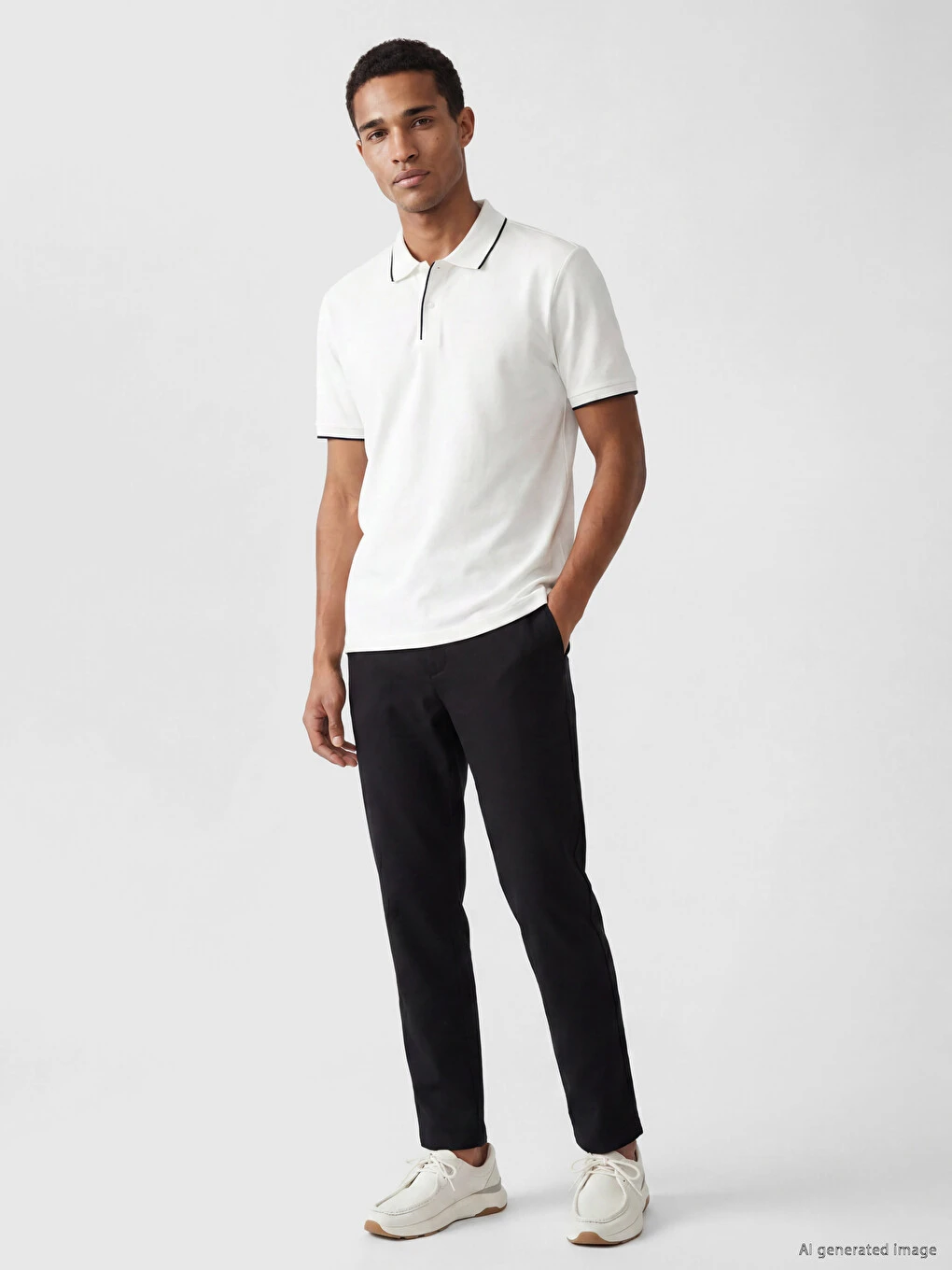 LCW Vision Standard Fit Muške Pantalone Sa Izgledom Lana