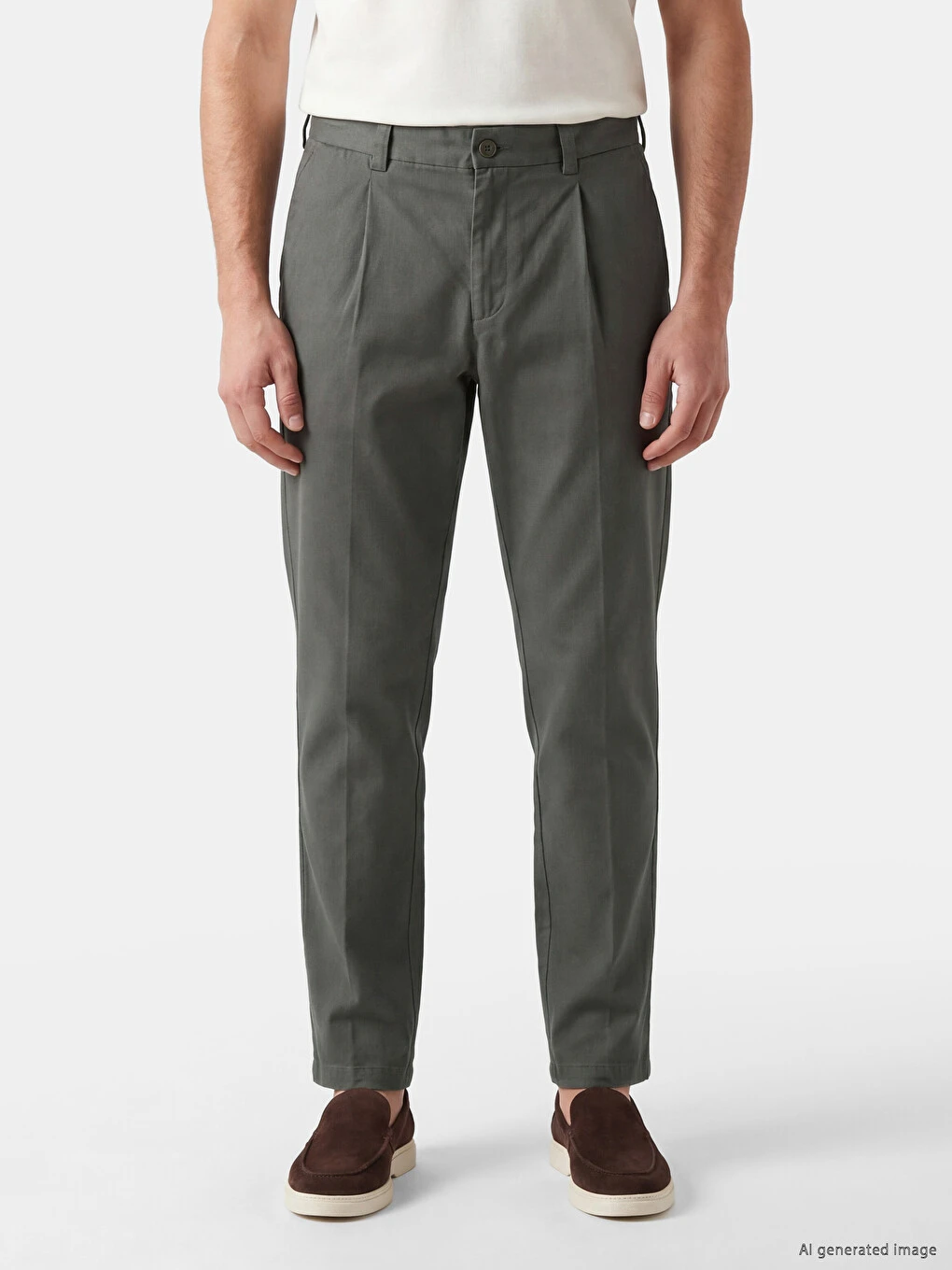 SOUTHBLUE Regular Fit Muške Plisirane Pantalone