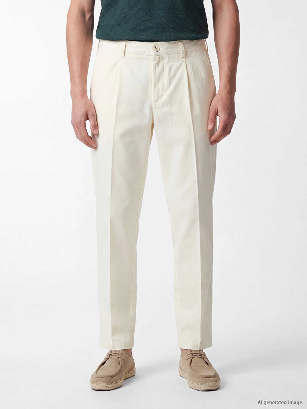 SOUTHBLUE Regular Fit Muške Plisirane Pantalone