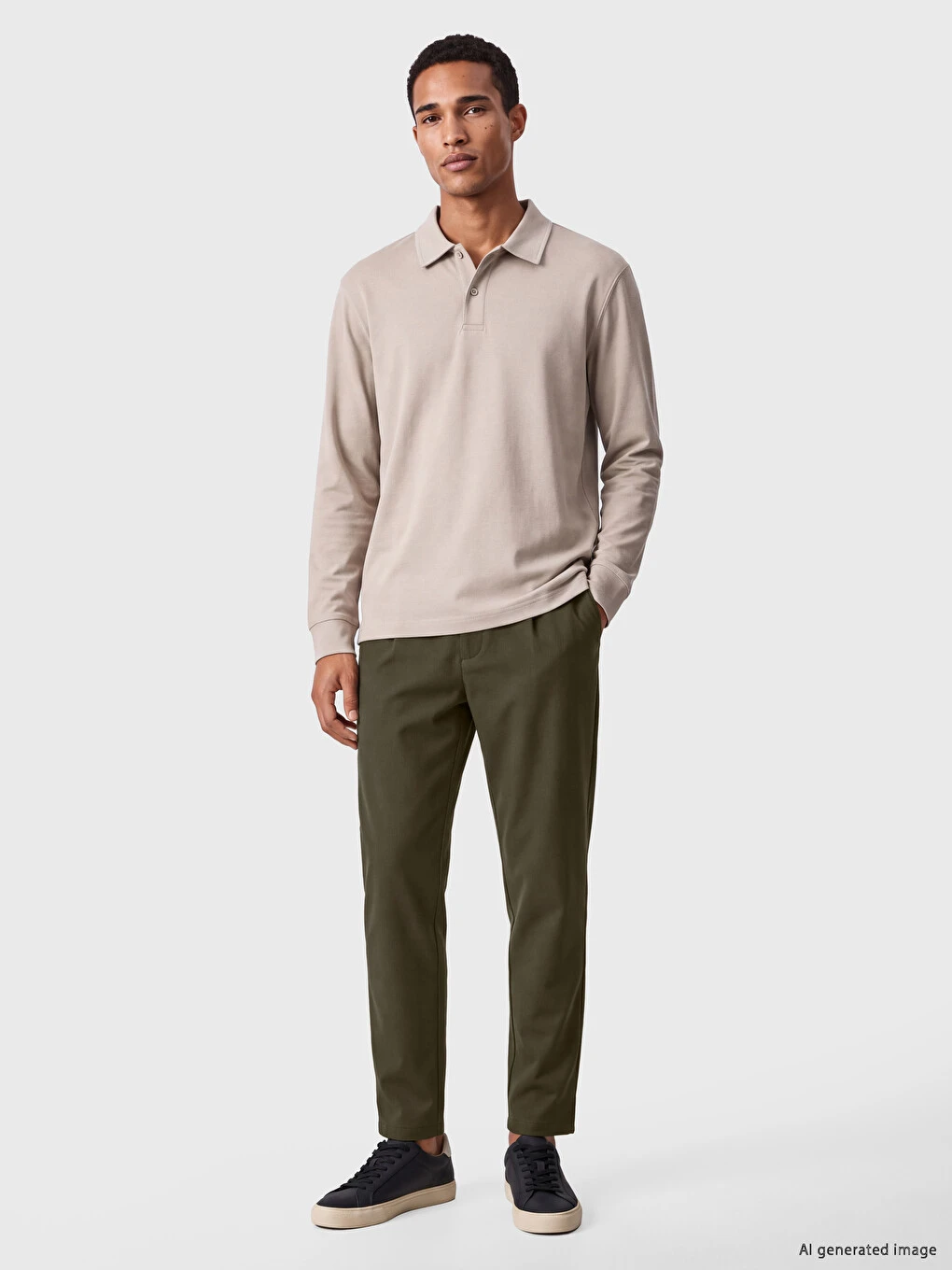 LCW Vision Regular Fit Muške Plisirane Pantalone Od Gabardina
