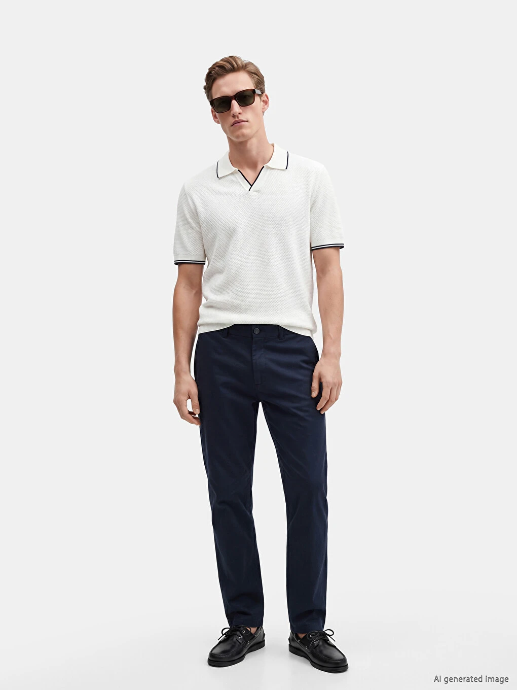 SOUTHBLUE Regular Fit Gabardinske Muške Pantalone