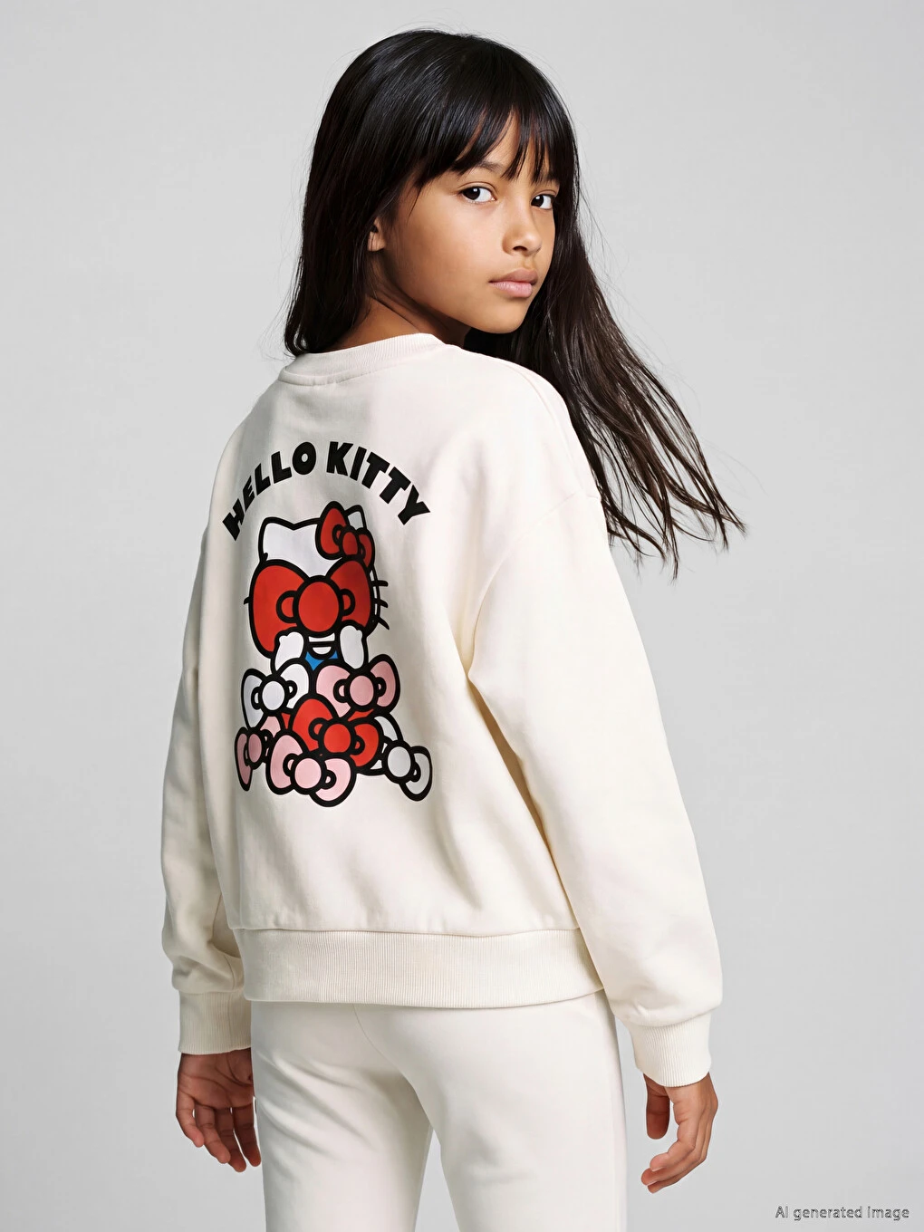 LCW Kids Hello Kitty Licencirani Komplet Trenerke Za Devojčice