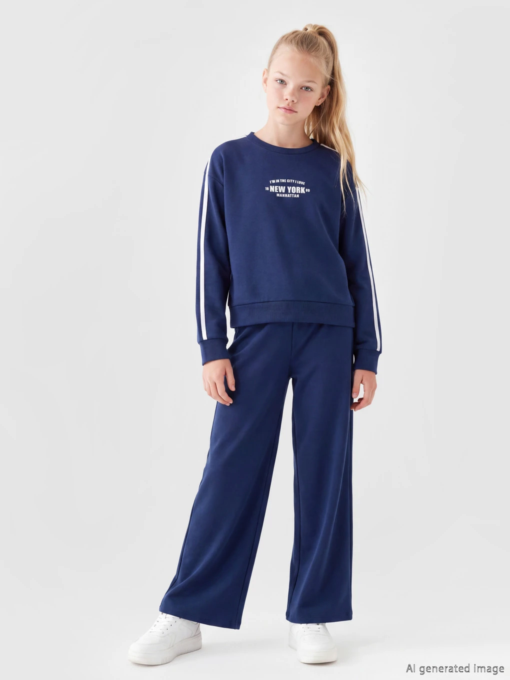 LCW Kids New York Štampani Dečiji Komplet Trenerke Sa Mekim Dodirom