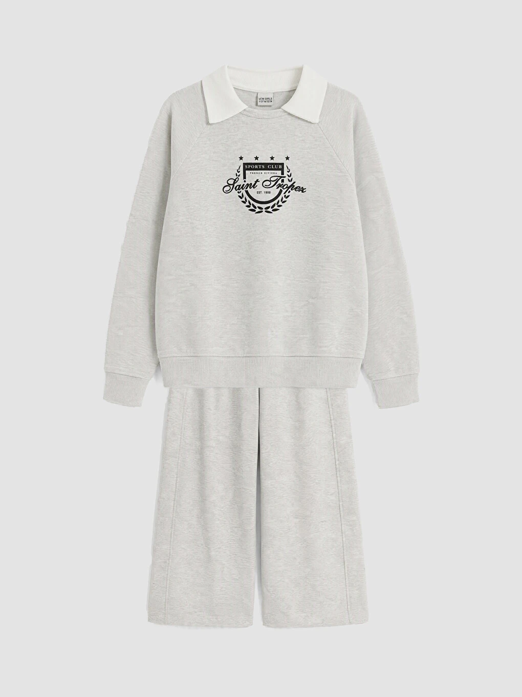 LCW Kids Polo Kragna Komplet Trenerke Za Devojčice