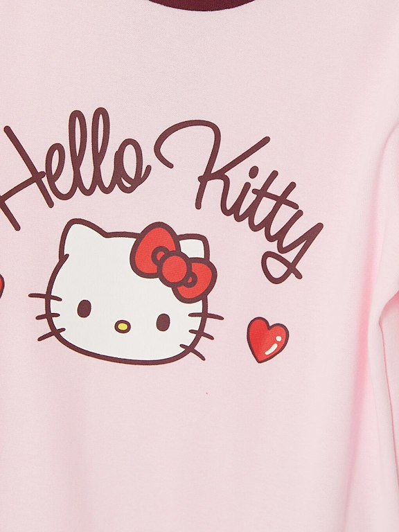 LCW Kids Hello Kitty Štampana Majica Za Devojčice