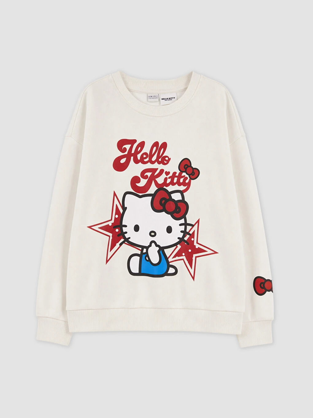 LCW Kids Hello Kitty Štampana Debela Dukserica Za Devojčice